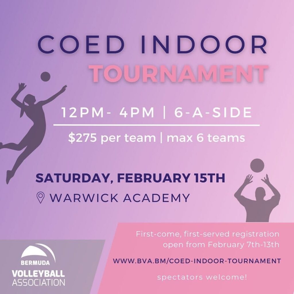 INDOOR TOURNAMENTS – Bermuda Volleyball Association